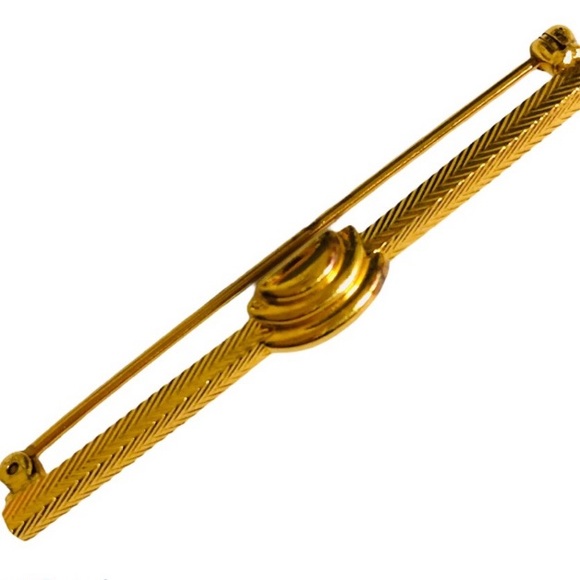 Monet | Jewelry | Monet Gold Art Deco Vintage Bar Brooch Pin Jewelry ...